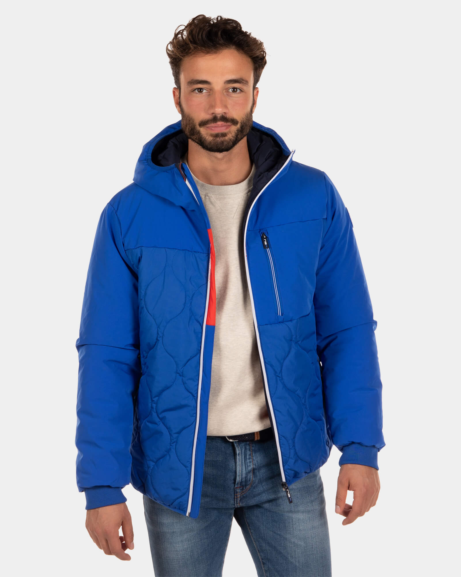 Technical snow jacket Lower Birch - Blizzard Blue | NZA New Zealand ...