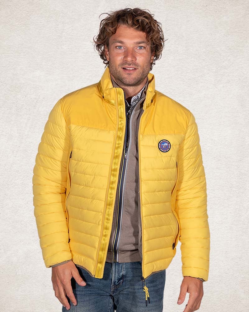 Padded solid coloured winter jacket - Stoke Yellow | NZA New Zealand ...