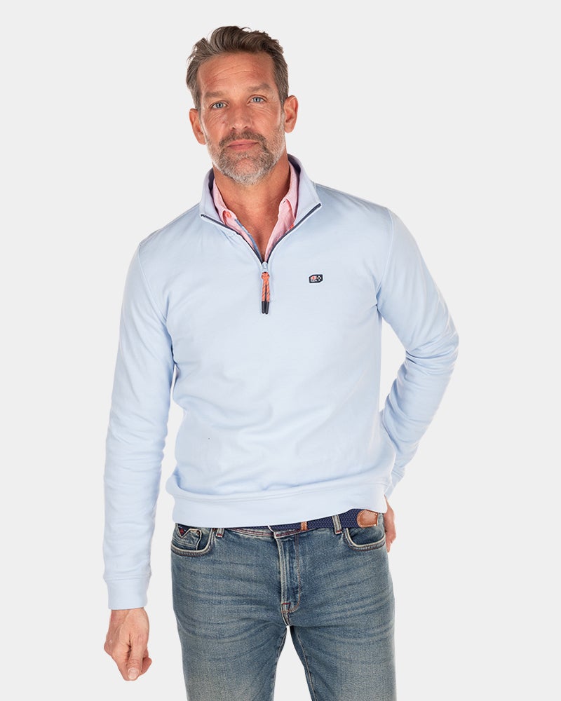 Pull polaire avec fermeture éclair - Rhythm Blue | NZA New Zealand Auckland
