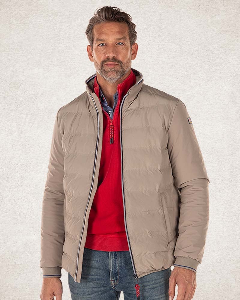 Wattierte, schlichte Jacke - Tar Grey | NZA New Zealand Auckland